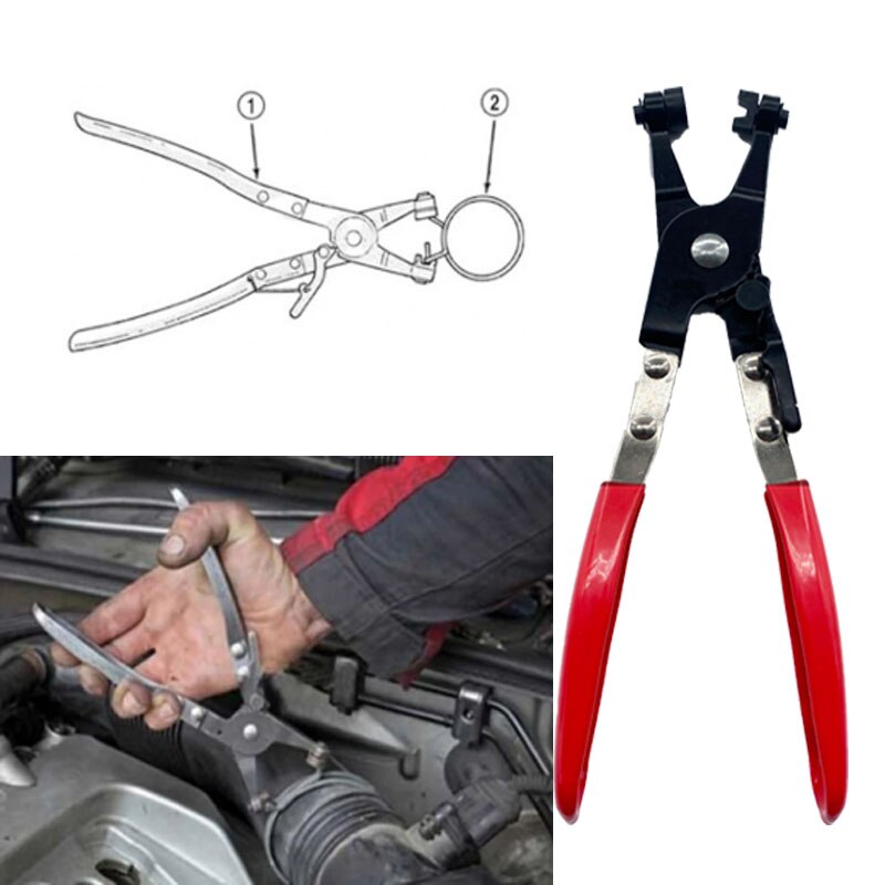 Cleste curbat pentru coliere, 225mm - eMAG.ro