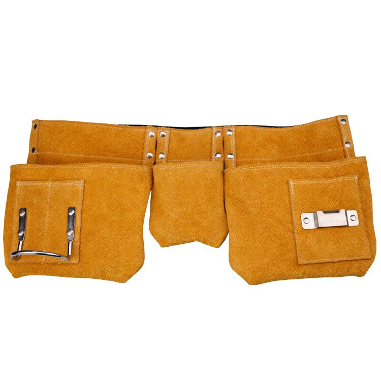 Geanta pentru scule de gradina, Sunmostar, Piele, Portocaliu - eMAG.ro