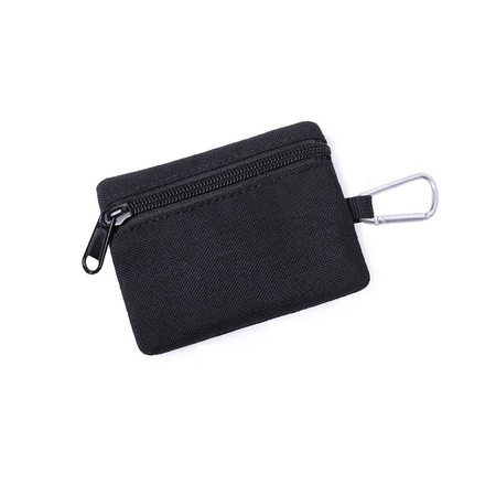 Mini portofel sport multifunctional, Sunmostar, Nailon, 11x8x1cm, Negru ...