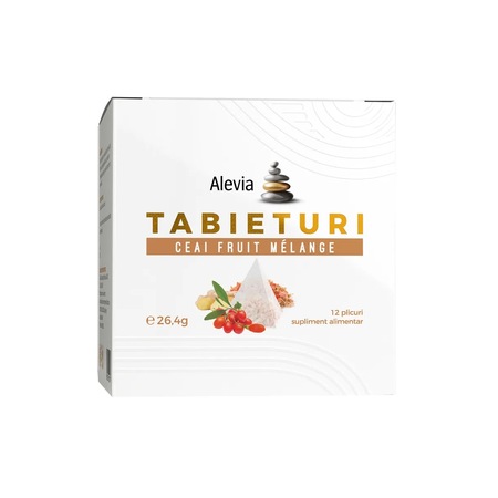 Ceai fruit melange, 12 plicuri, tabieturi, Alevia - eMAG.ro