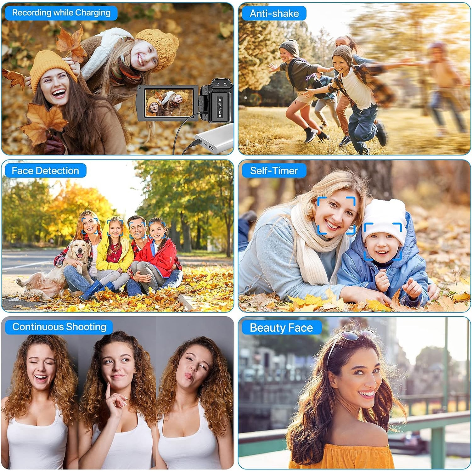 Camera Video MOSMAOO®, 4K Ultra HD, 3.0", 48M, Negru - eMAG.ro