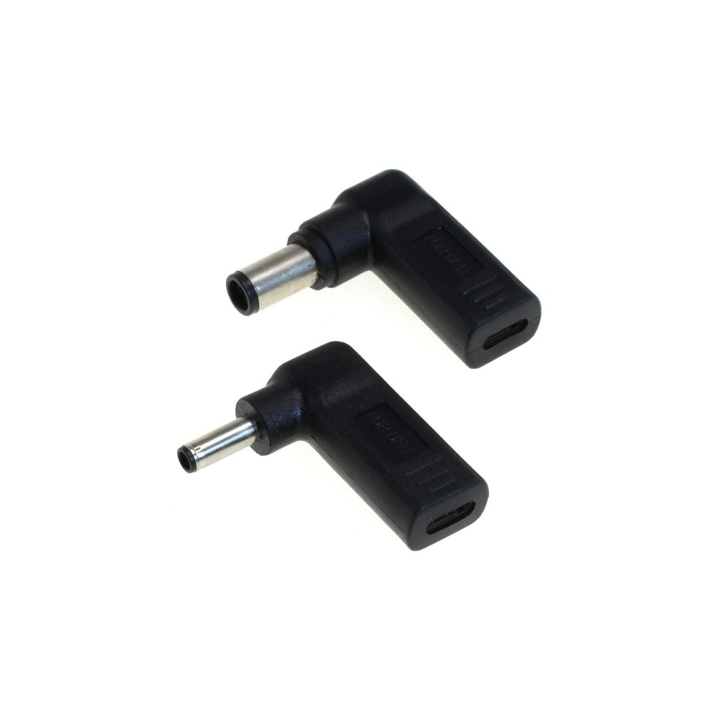Set 2 adaptoare otb laptop usb-c pd compatibil cu dell 19,5v / 65w (4 ...