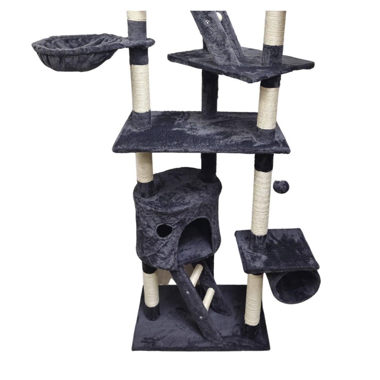 Ansamblu de joaca pentru pisici - plafonul 240-260 cm, copac, 10 ...