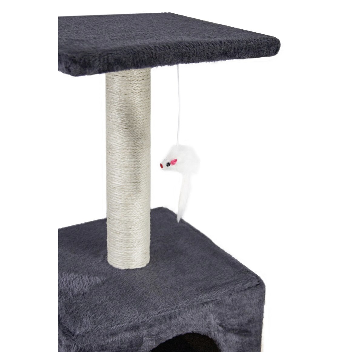 Ansamblu de joaca pentru pisici 60 cm, copac, 3 Platforme de Observatie ...