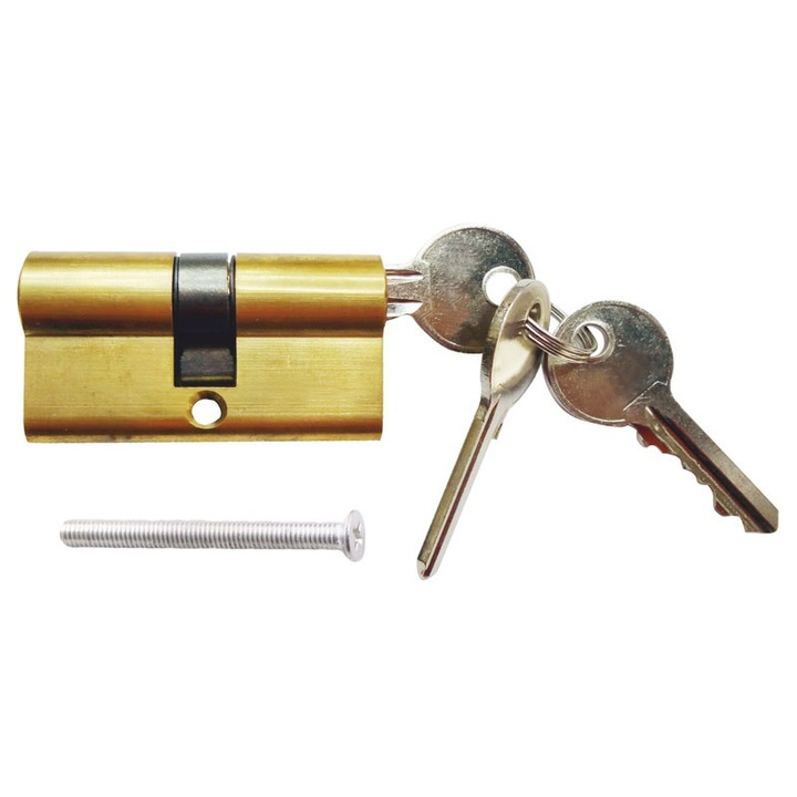 Butuc pentru usa din bronz, 60 mm, cu 5 chei - eMAG.ro