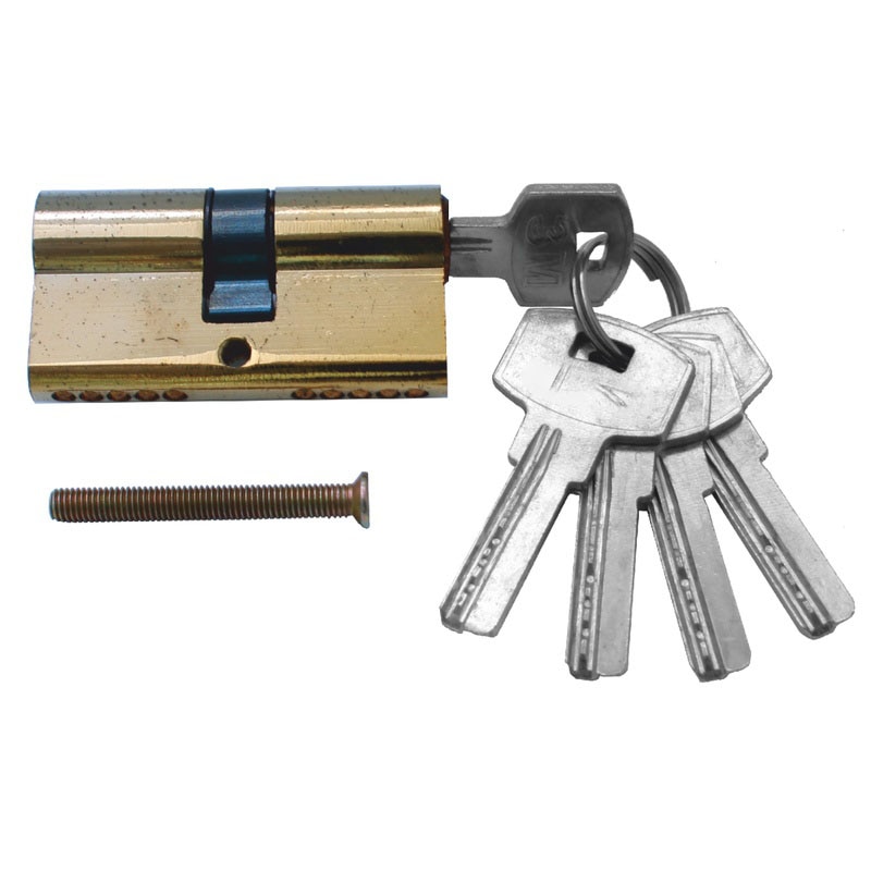 Butuc galben cu amprenta, 60 mm, cu 5 chei - eMAG.ro