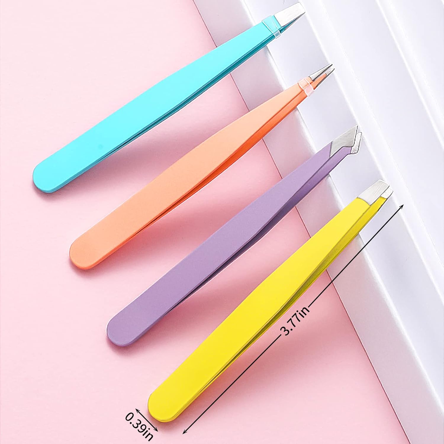 Set de 4 pensete, Inox, Multicolor - eMAG.ro