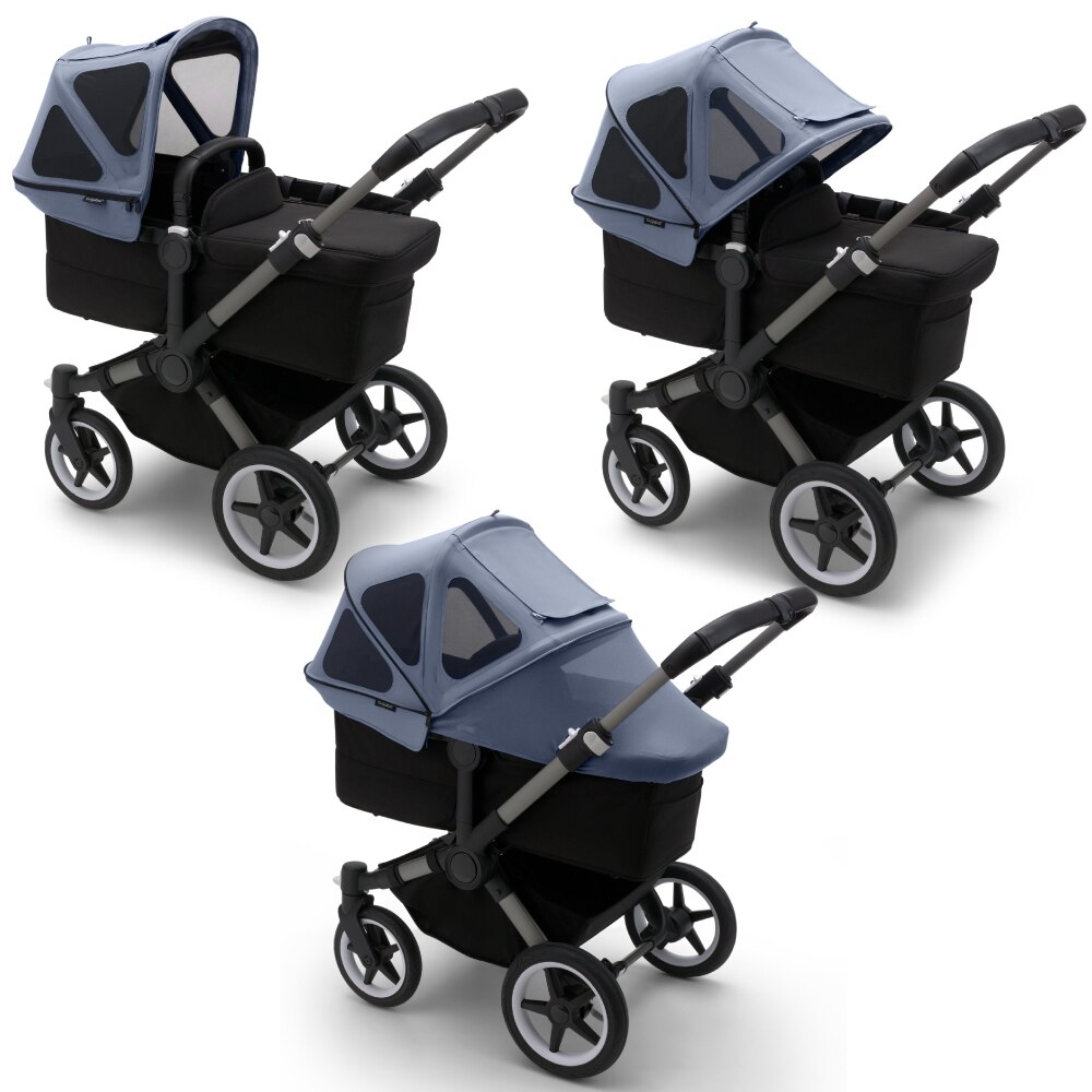 Bugaboo Donkey Seaside Blue lombkorona rovarháló hosszabbítással - eMAG.hu