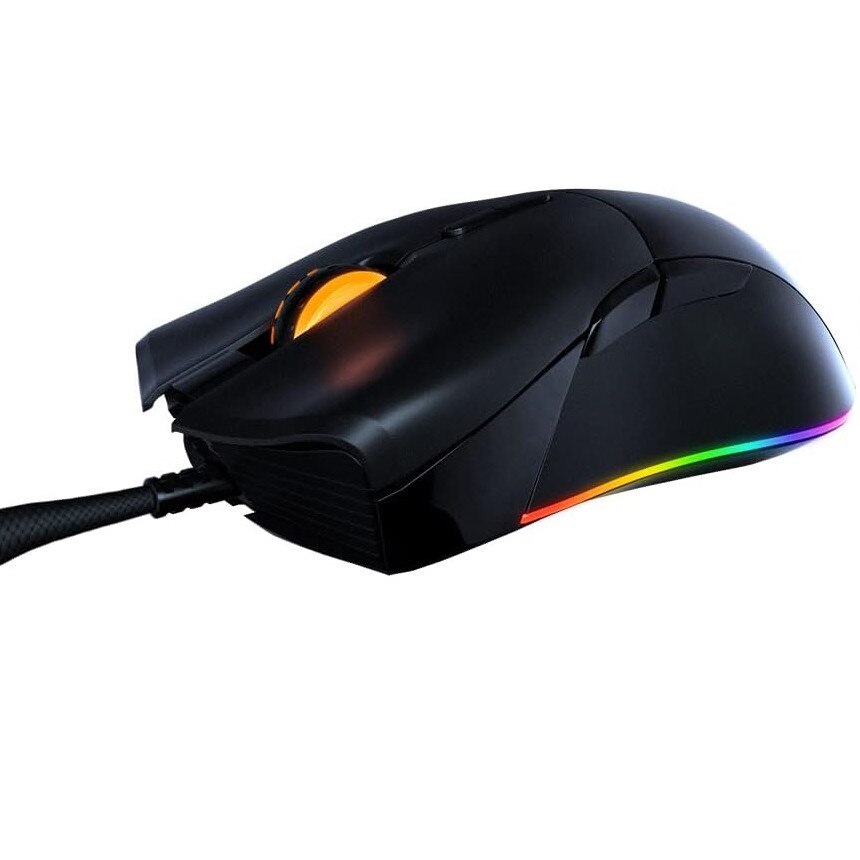Mouse Challenger USB RGB Gamer, FlowUP, 7 butoane programabile, Senzor ...