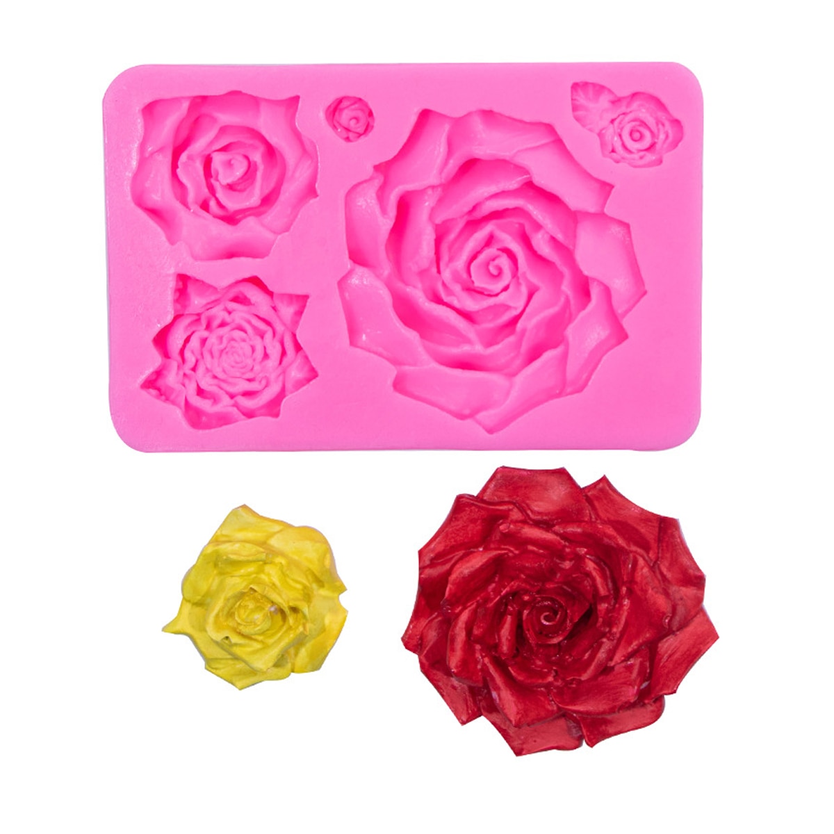 Forma de prajituri, Sunmostar, Silicon, Roz - eMAG.ro