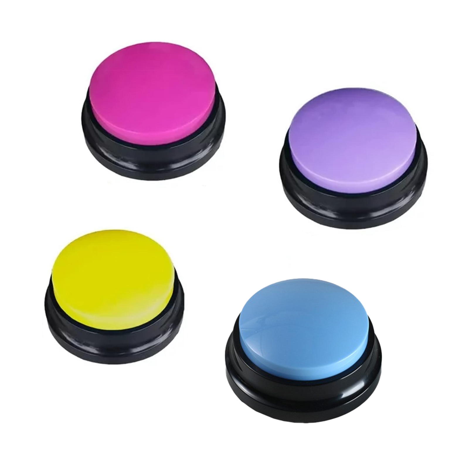 Set 4 butoane dresare animale, NUODWELL, Inregistrare de 30 de secunde ...