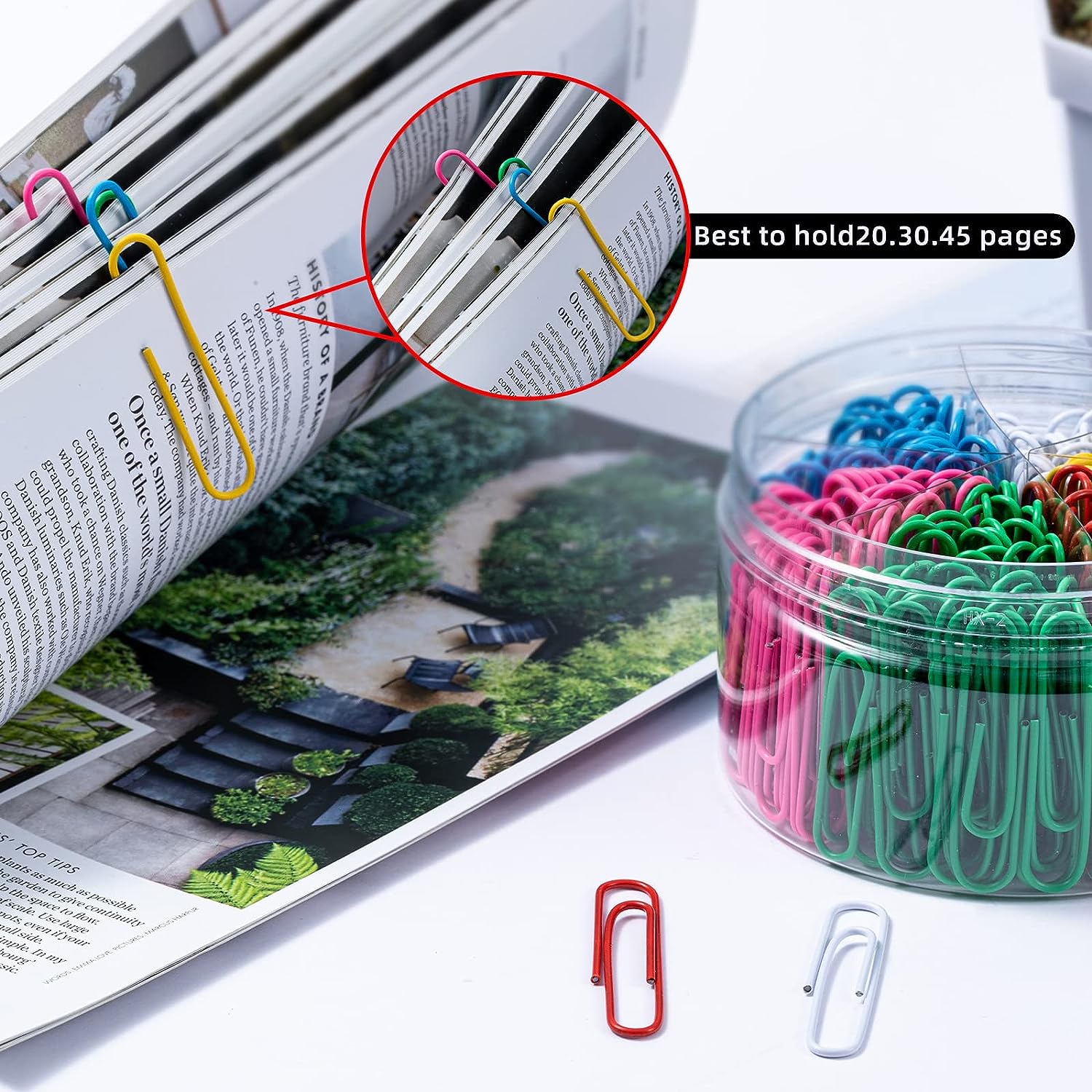 Set 400 agrafe de birou, Sunmostar, Metal/Plastic, Multicolor - eMAG.ro