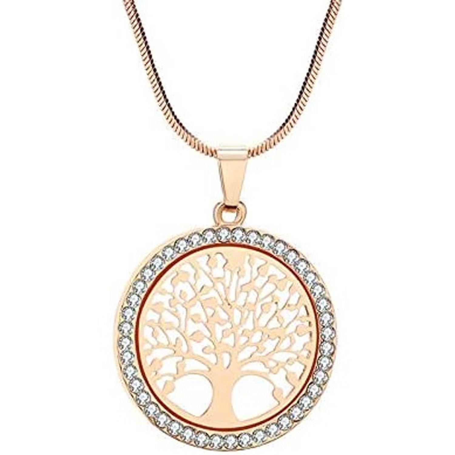 Colier dama, Sunmostar, Inox, Auriu - eMAG.ro