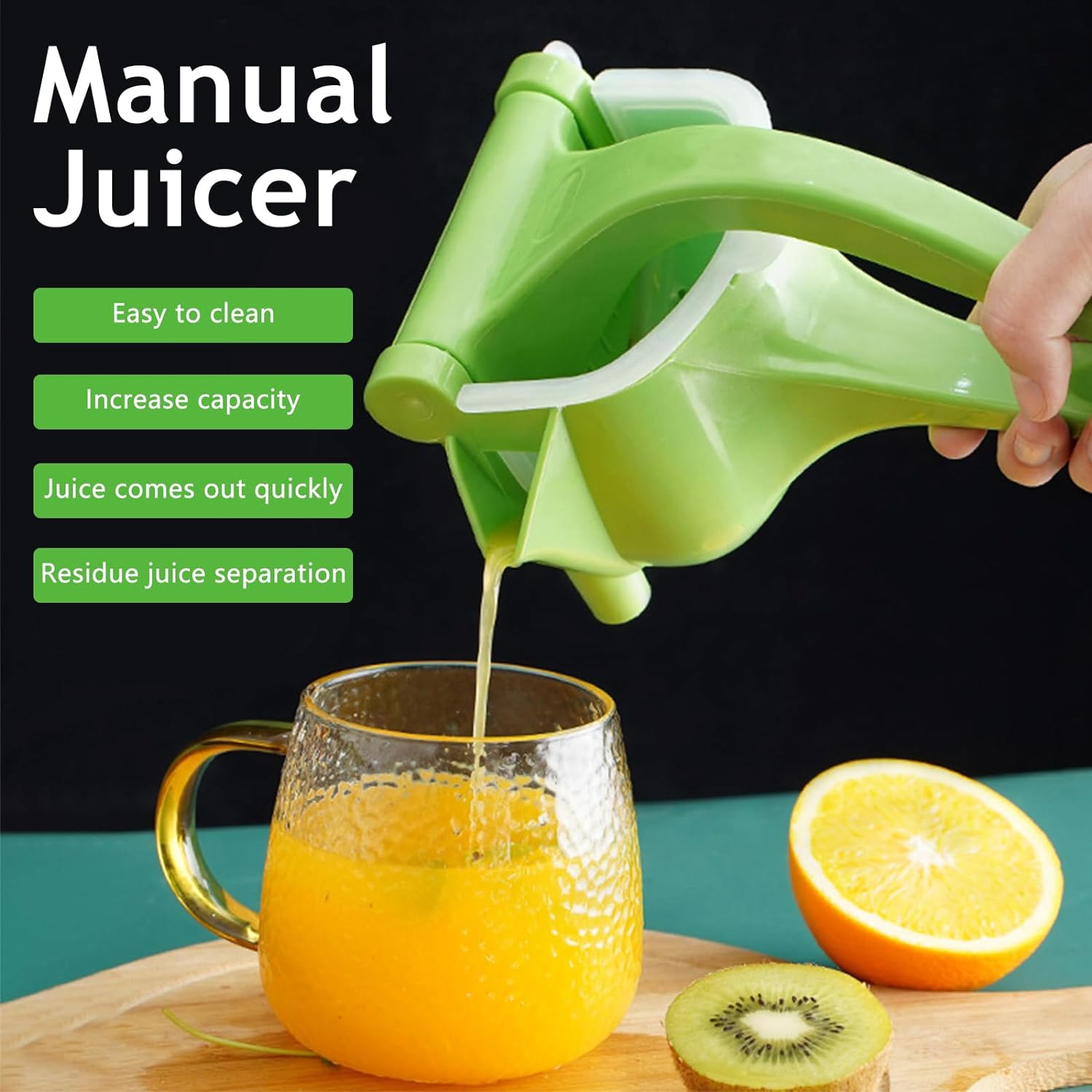 Storcator manual fructe, Sunmostar, Plastic, Verde - eMAG.ro