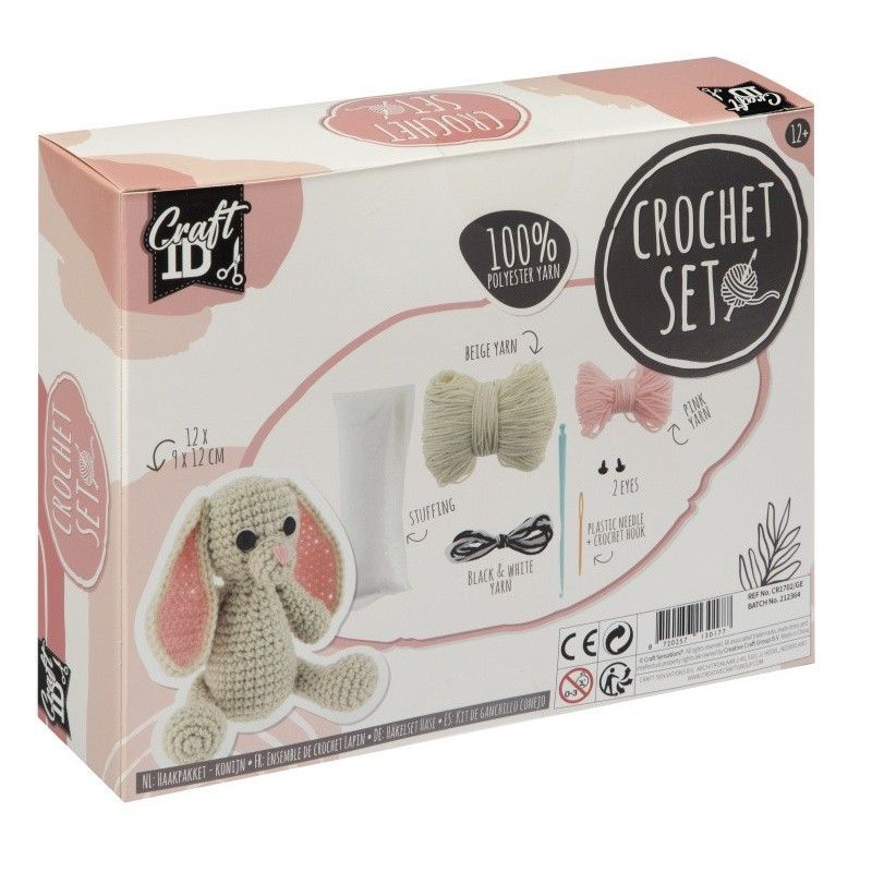 Set pentru crosetat Grafix Craft DIY Iepuras 8 piese - eMAG.ro