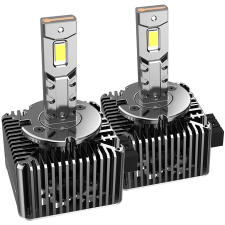 Set 2 becuri auto LED D3S, 40W, 6000K, 10000lm - eMAG.ro