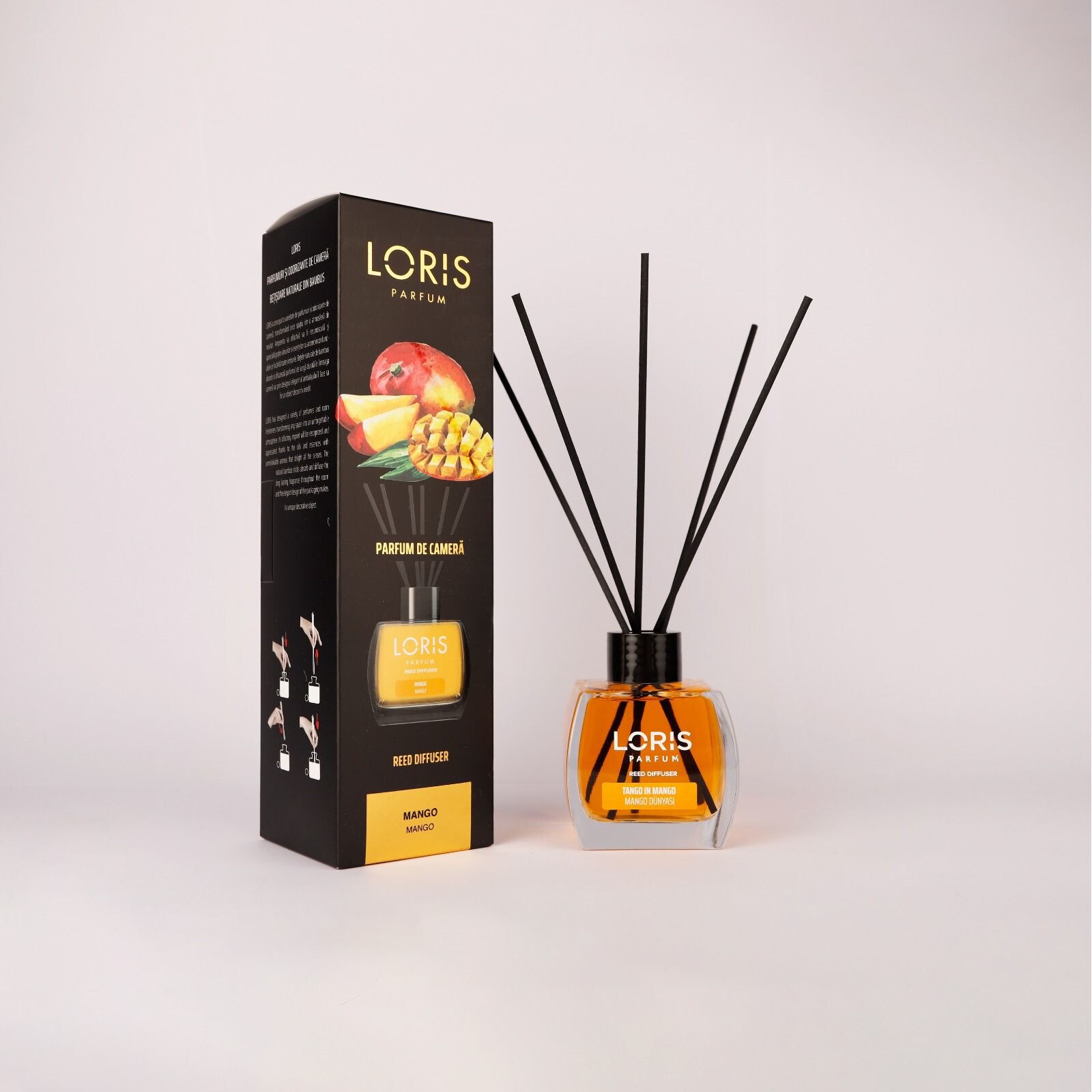 Odorizant cu Betisoare Loris Mango 120 ml - eMAG.ro