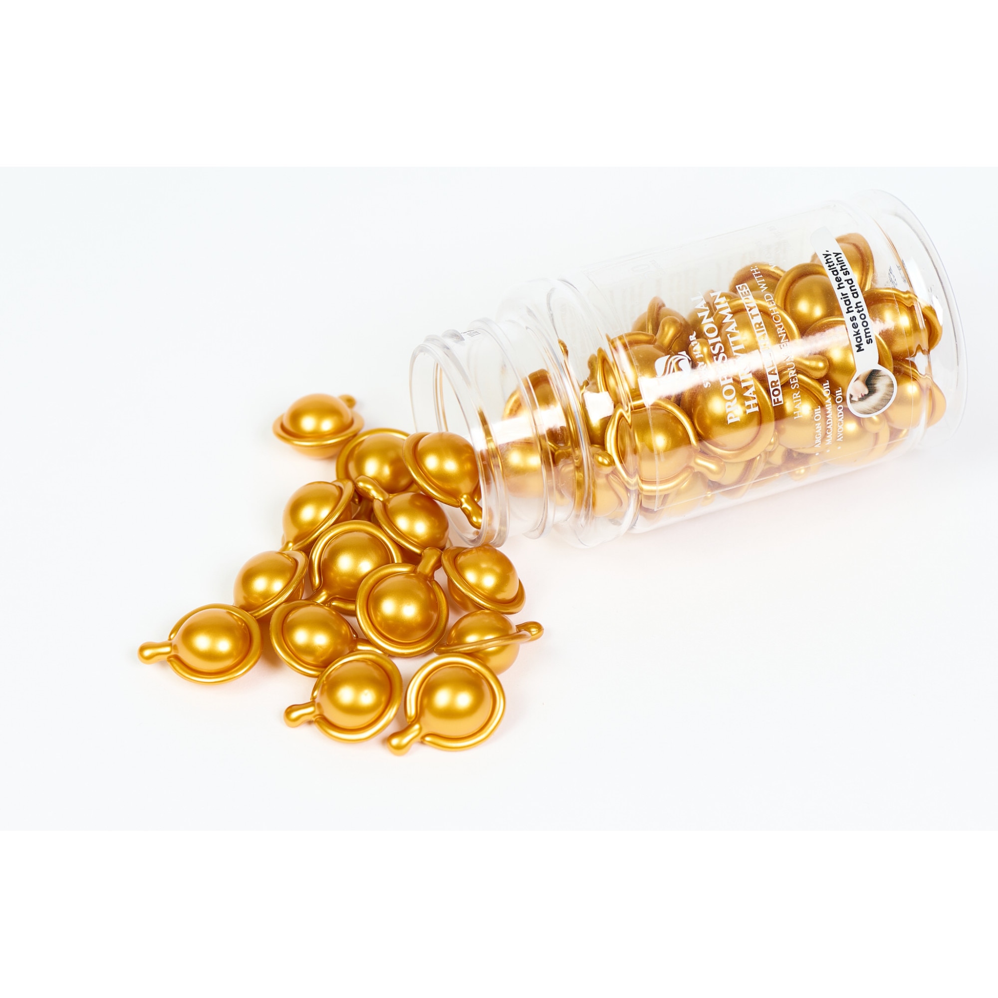 Ser Profesional pentru toate tipurile de par, Capsule cu uleiuri si ...