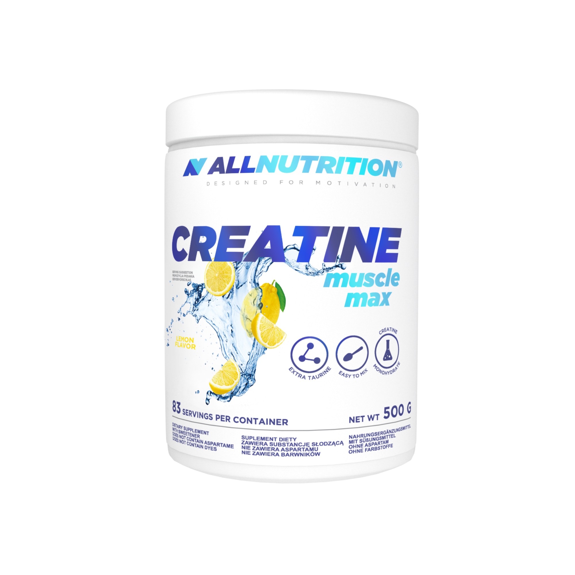 Creatina, Allnutrition Muscle Max, Lamaie, 500g - eMAG.ro