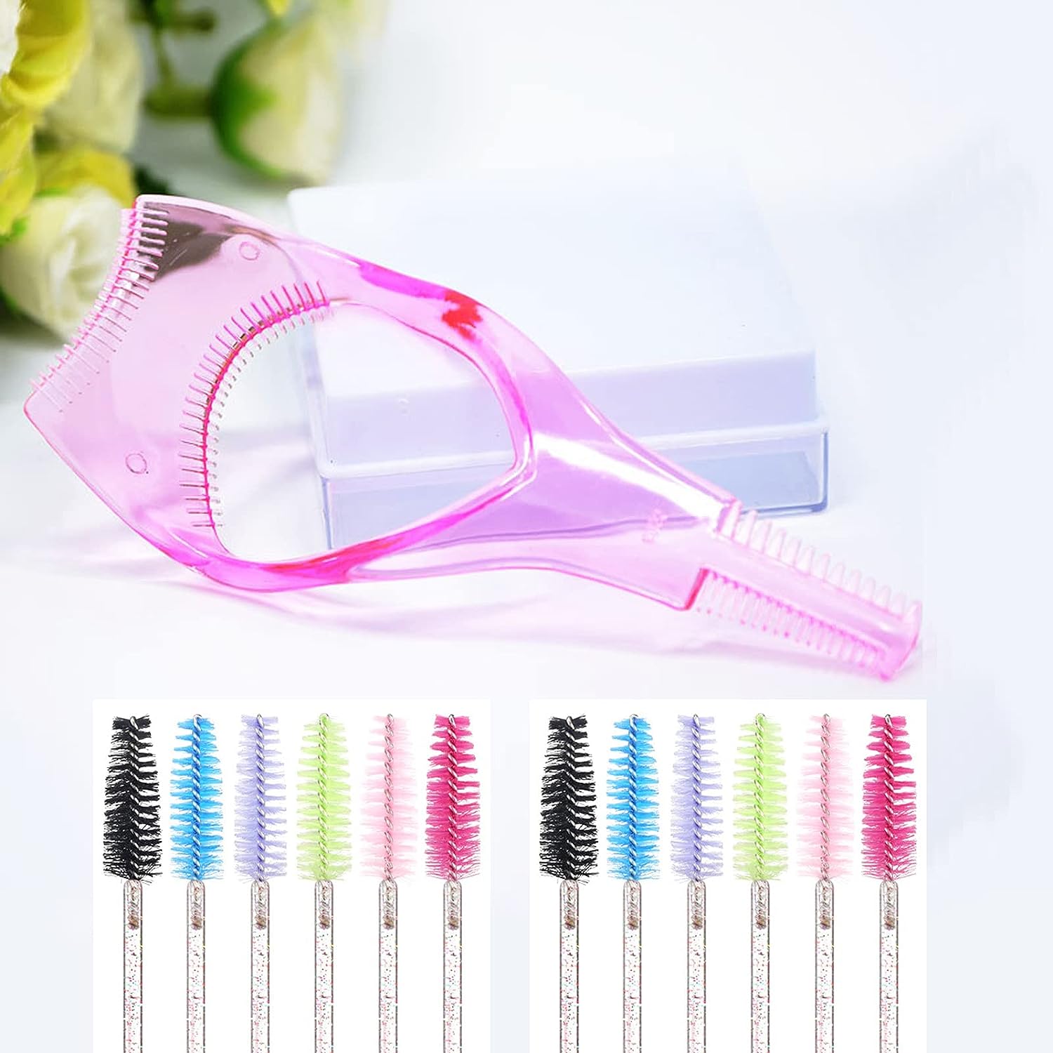 Pieptene pentru gene, Sunmostar, ghid 3 in 1 pentru aplicatorul de ...