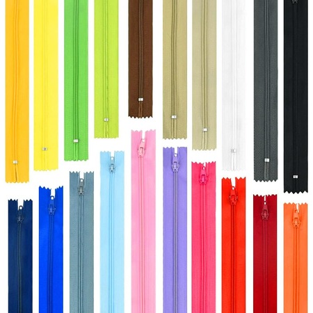 Set de 100 fermoare Vcranonr, nailon/plastic, multicolor, 24 x 2,5 cm ...