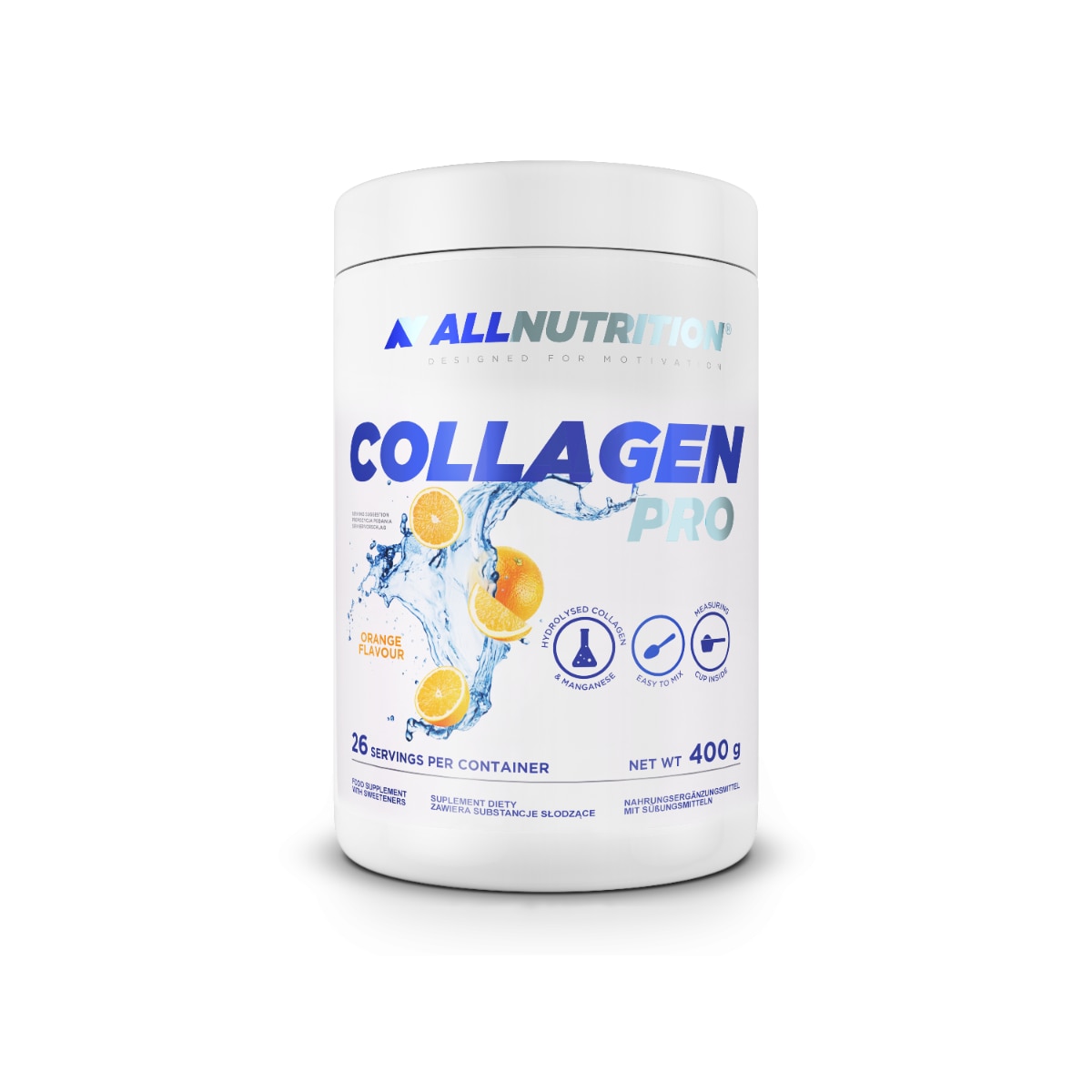 Colagen cu portocala, Collagen Pro, Allnutrition, 400 g - eMAG.ro