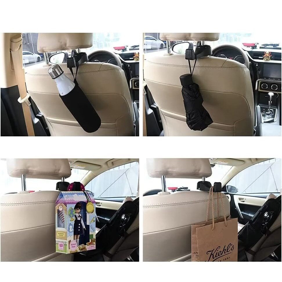 Set 2 suporturi tetiera auto, Sunmostar, Rotire 90 grade - eMAG.ro