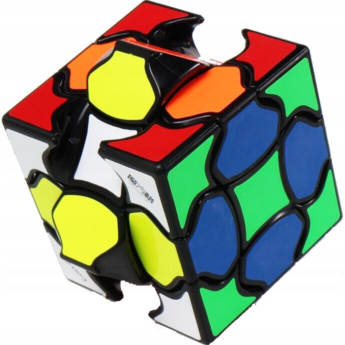 Cub Rubiks, Fluffy, 3x3x3, QiYi, Multicolor, Cub - eMAG.ro