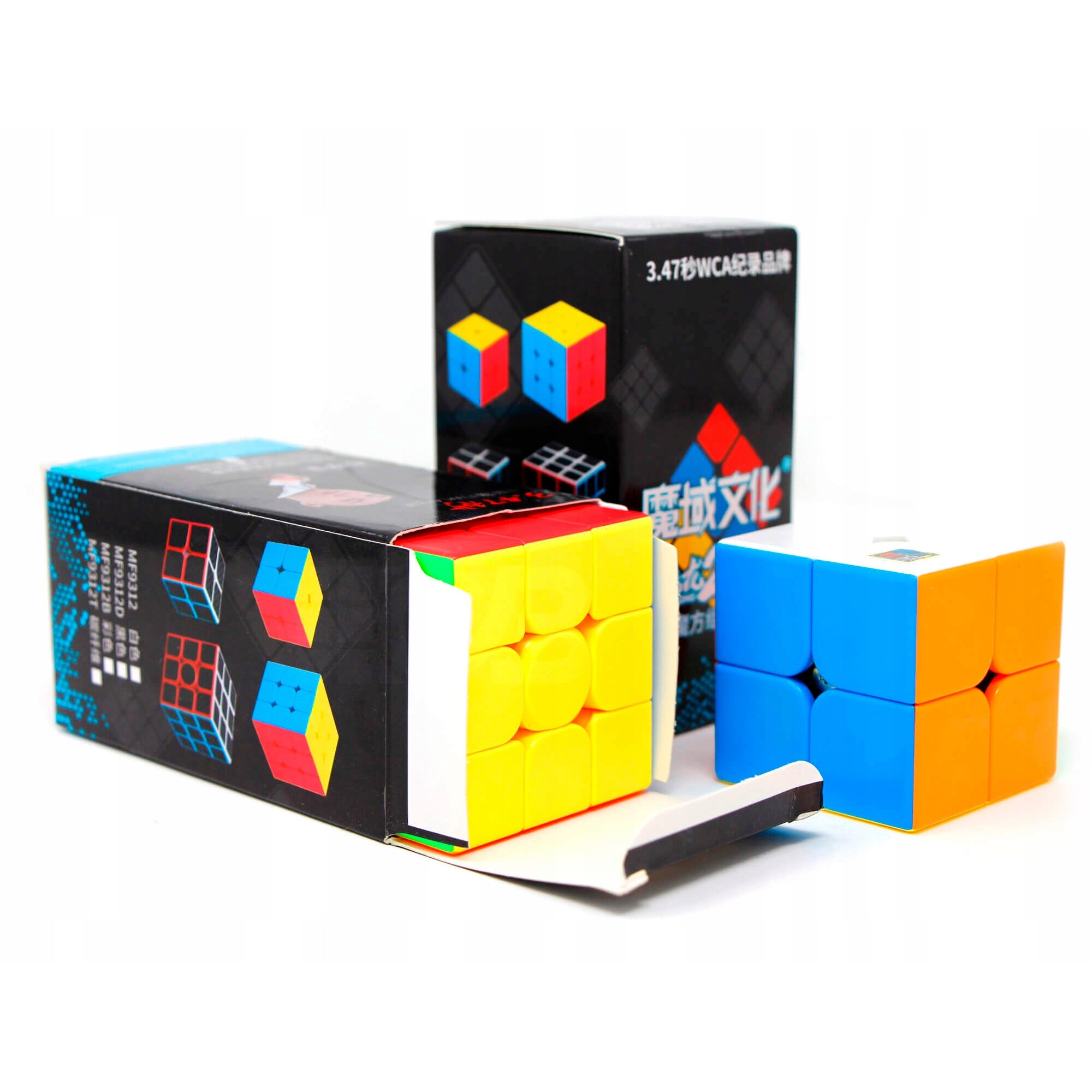 Set Cub Rubiks, 2x2x2, 3x3x3, Multicolor - eMAG.ro