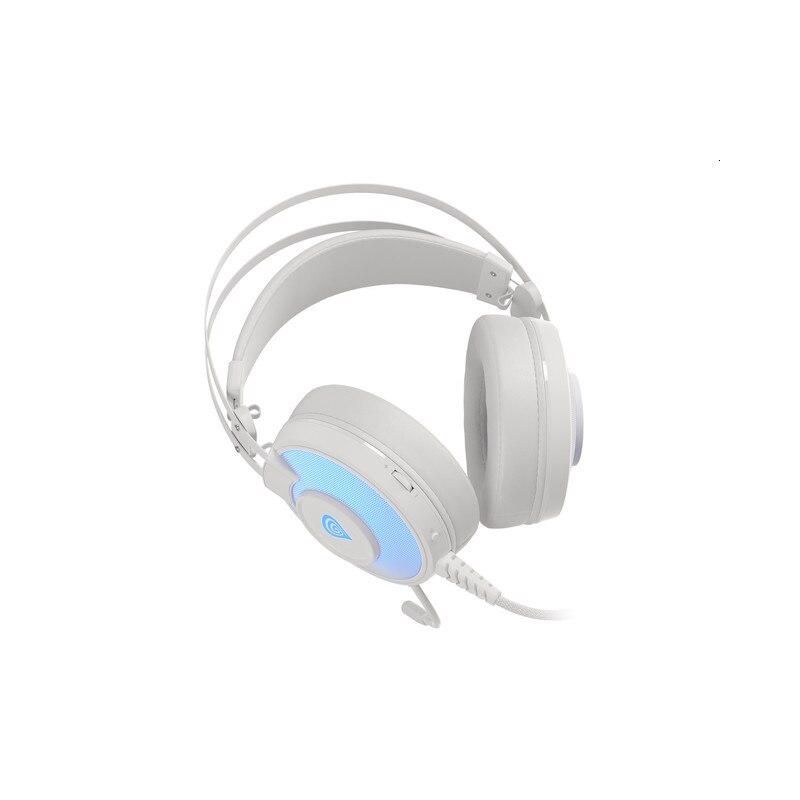 Casti gaming, Genesis, Cu fir, Microfon, Alb - eMAG.ro