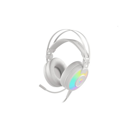 Casti gaming, Genesis, Cu fir, Microfon, Alb - eMAG.ro