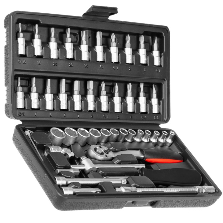 Trusa Scule Reparat Masini, Uz Caznic Si Auto, Tubulare, Prelungitoare ...