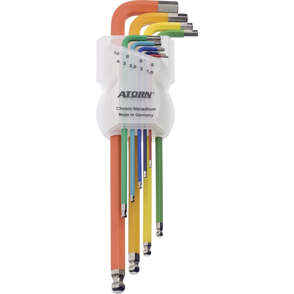 Set imbus hexagonal, 9 buc, 1.5-10mm - eMAG.ro