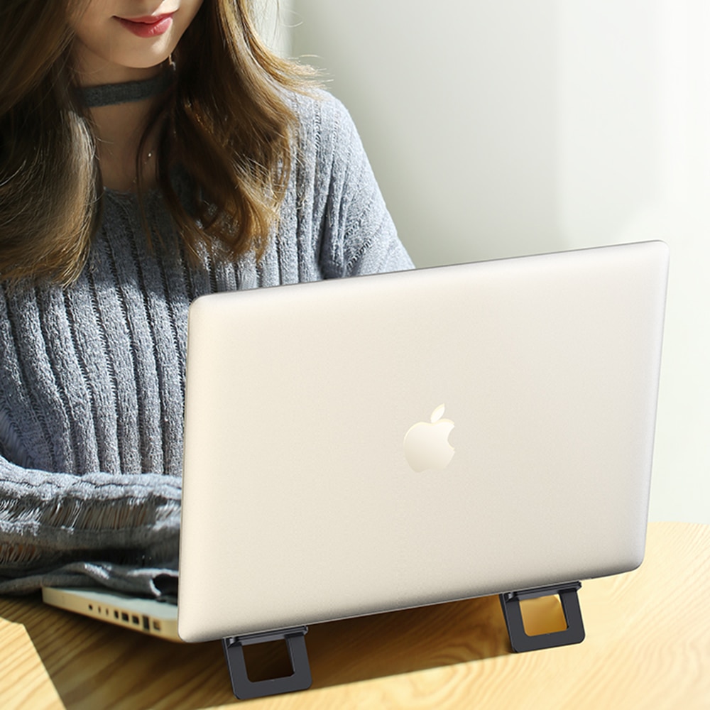 Suport Laptop Birou Portabil Universal, F656, Black - eMAG.ro