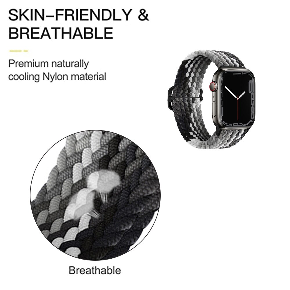 Регулируема найлонова спортна каишка за часовник за Apple iwatch 1 2 3 ...