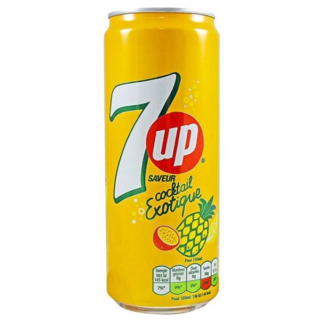 Bautura Carbogazoasa, 7 UP Cocktail Exotic, 330ml - eMAG.ro