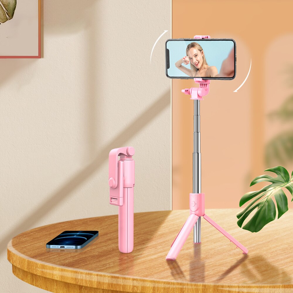 Selfie Stick, Ronyes® cu telecomanda si trepied, fara fir, Bluetooth ...