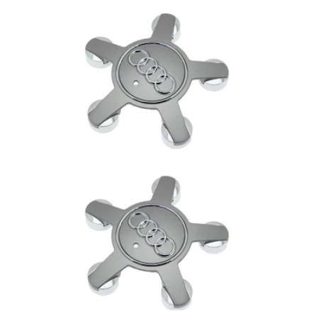 Set 2 Capace Roti Spider 135mm Audi pentru Jante Aliaj A3, A4, A5, A6 ...