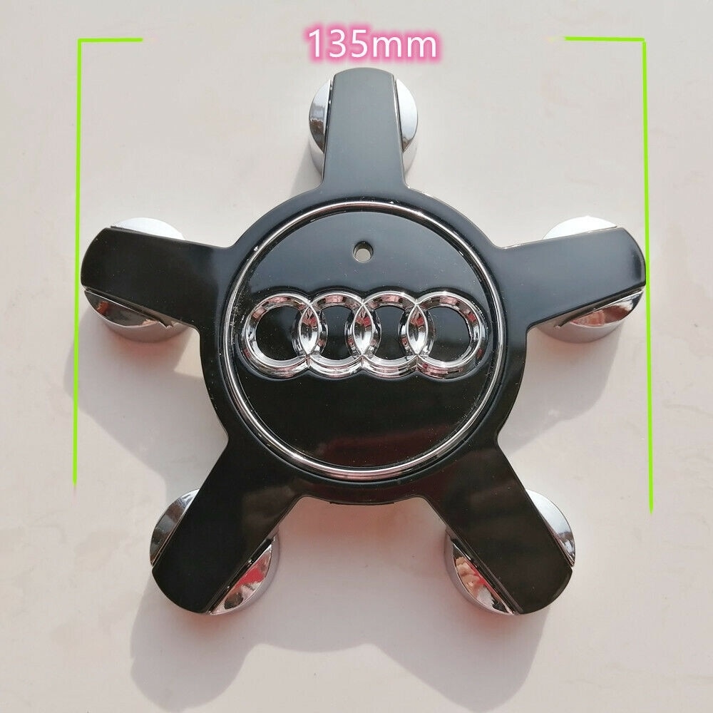 Set 2 Capace Roti Spider 135mm Audi pentru Jante Aliaj A3, A4, A5, A6 ...