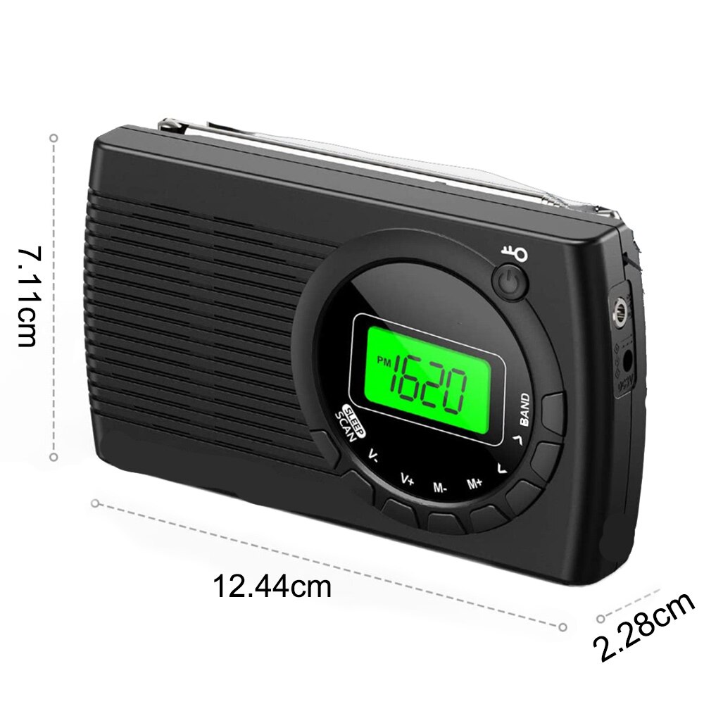 Radio FM/AM, JeiibrZui, Portabil, Negru - eMAG.ro