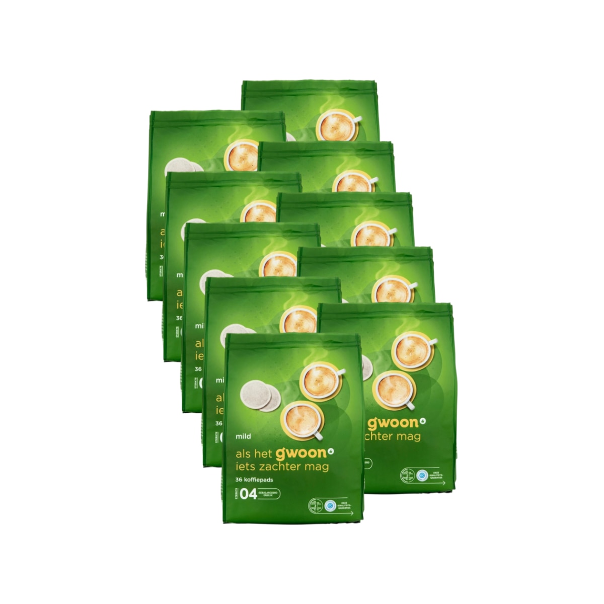 Cafea paduri, Mild, nr. 04, G’woon, 10 pungi x 36 paduri - eMAG.ro