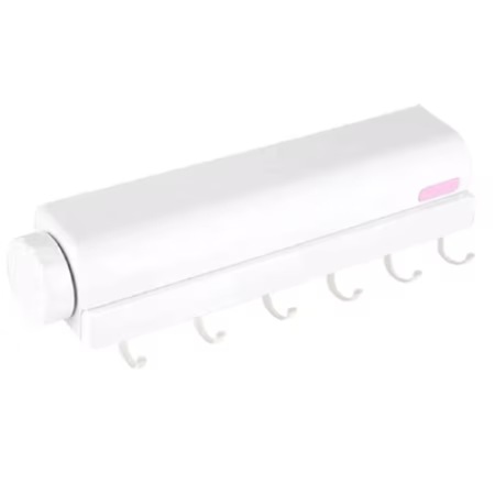 Uscator de rufe retractabil, cu 5 sarme si carlige, lungime maxima 4 ...