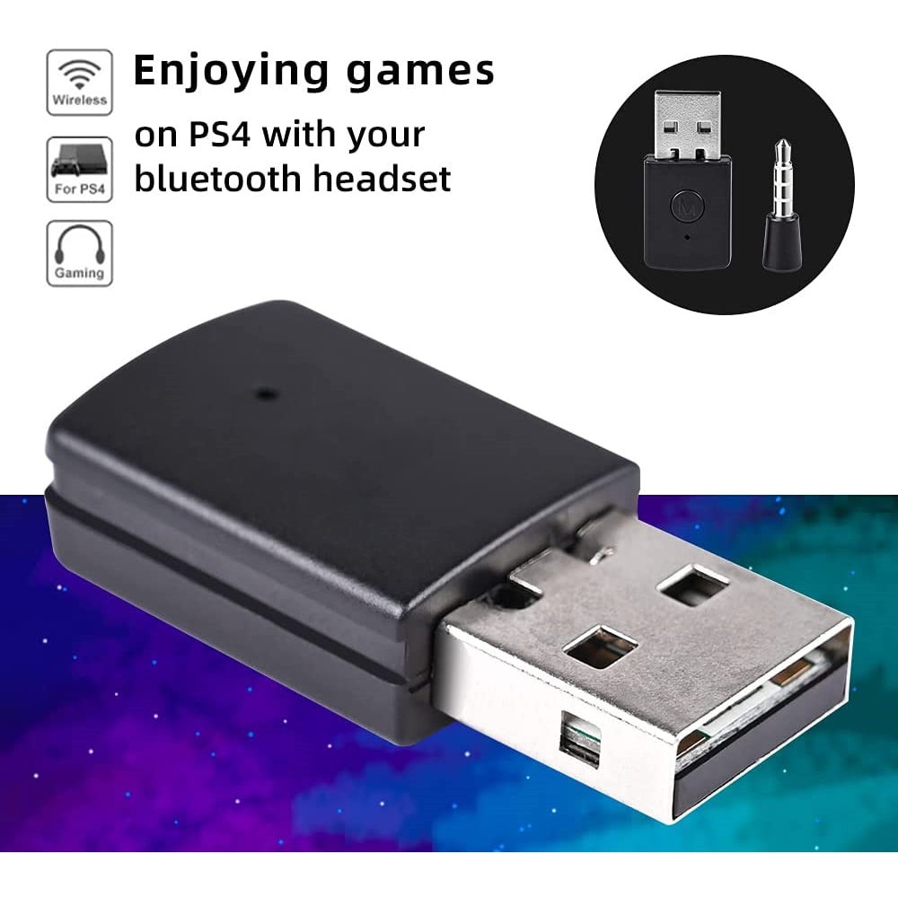 Adaptor Bluetooth Dongle USB 4.0, QttvbTna, PS4/PS5, Negru - eMAG.ro