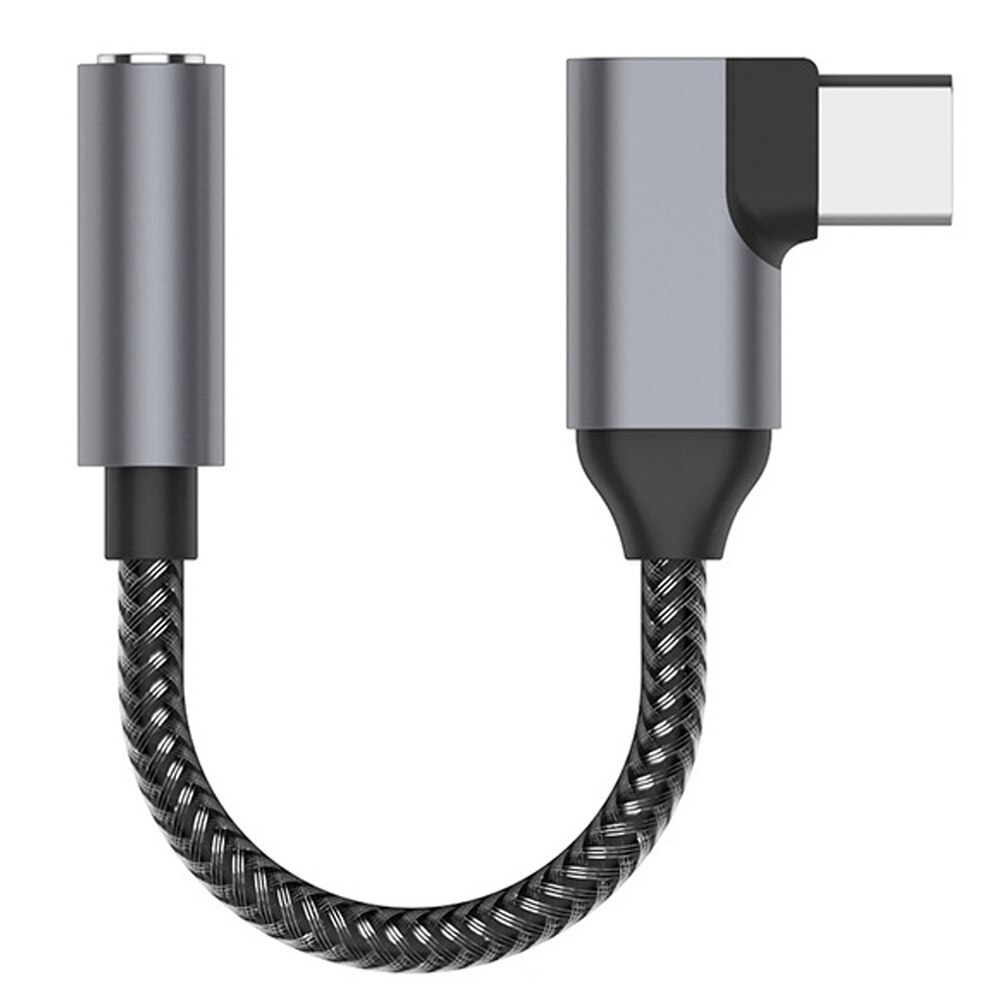 Adaptor telefon, JeiibrZui, USB-C/Jack 3.5mm, Argintiu - eMAG.ro