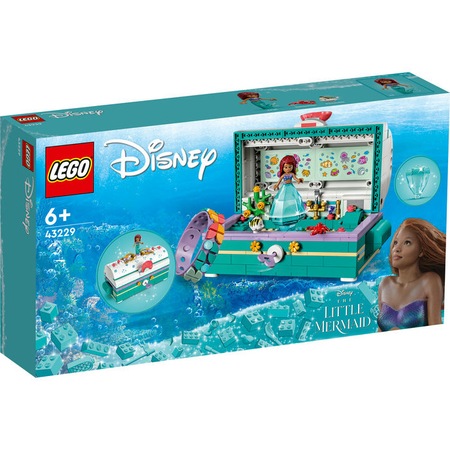Конструктор LEGO Disney - Сандъкът със съкровищата на Ариел 43229 370 ...