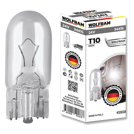 Set 10 becuri camion 24v T10 5w Wolfram - eMAG.ro