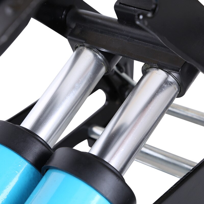 Pompa de picior cu 2 cilindri si manometru pentru umflat roti - eMAG.ro