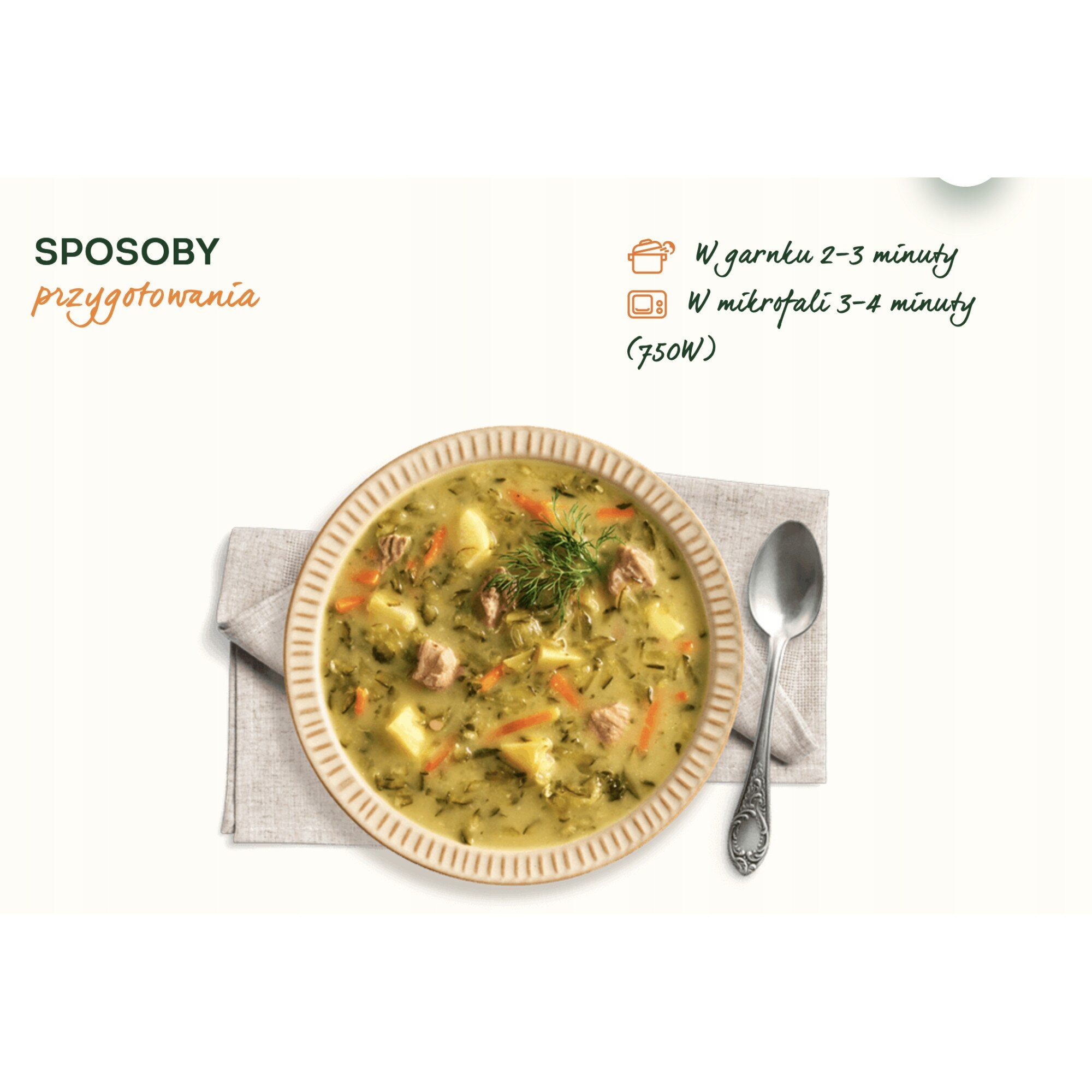 Supa de castraveti cu carne de porc, Profi, 450 g - eMAG.ro