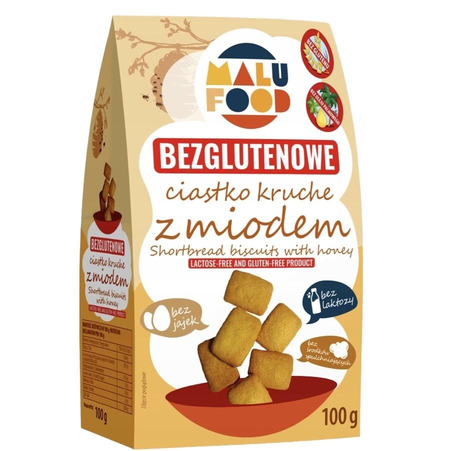 Бисквити Malu Food с мед, без глутен, 100гр - eMAG.bg