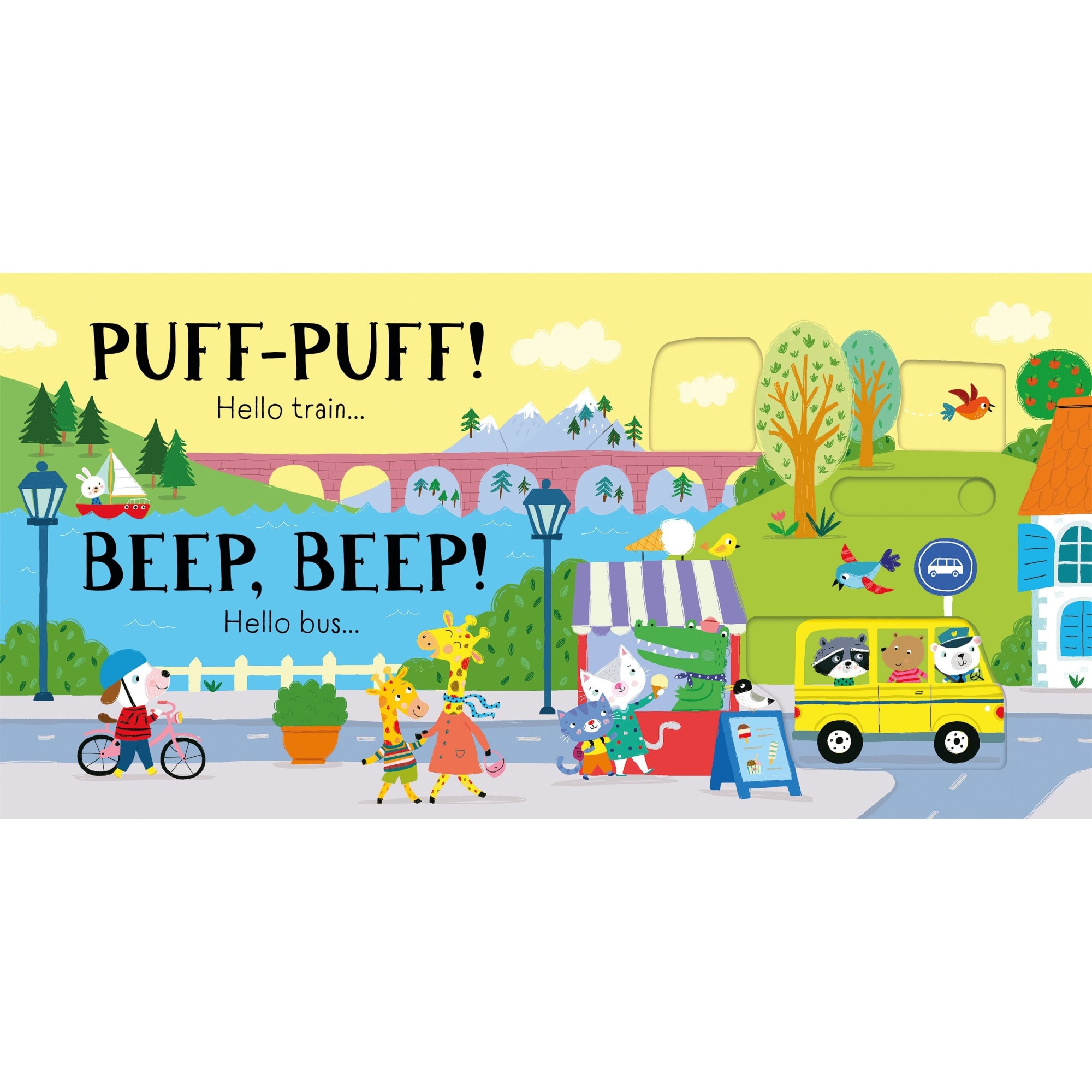 Carte interactiva cu sunete si elemente glisante, Vroom!, Usborne - eMAG.ro